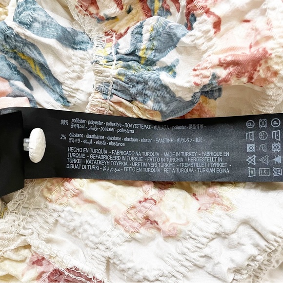 Zara | Dresses | Nwt Zara Floral Crinkle Sharon Dress | Poshmark